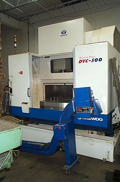 Daewoo Model DVC-500 CNC Vertical Machining Center